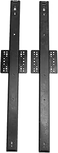 1 Pair 20 Inch Slide Concealed Sliding Door Rail with 20kg Load Bearing ...