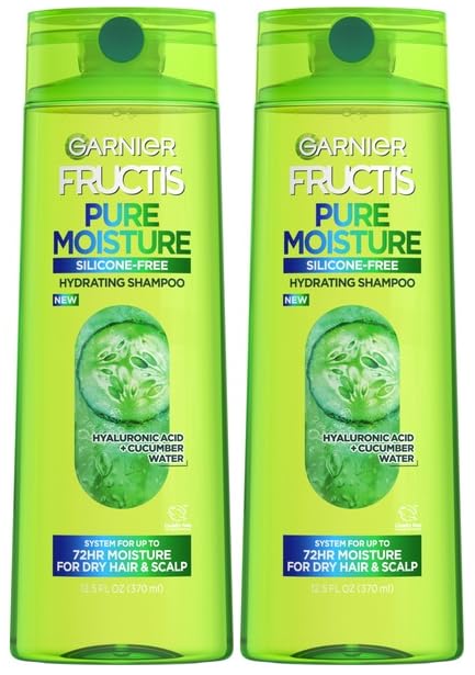 Amazon.com : Garnier Fructis Pure Moisture Hydrating Shampoo Hyaluronic ...