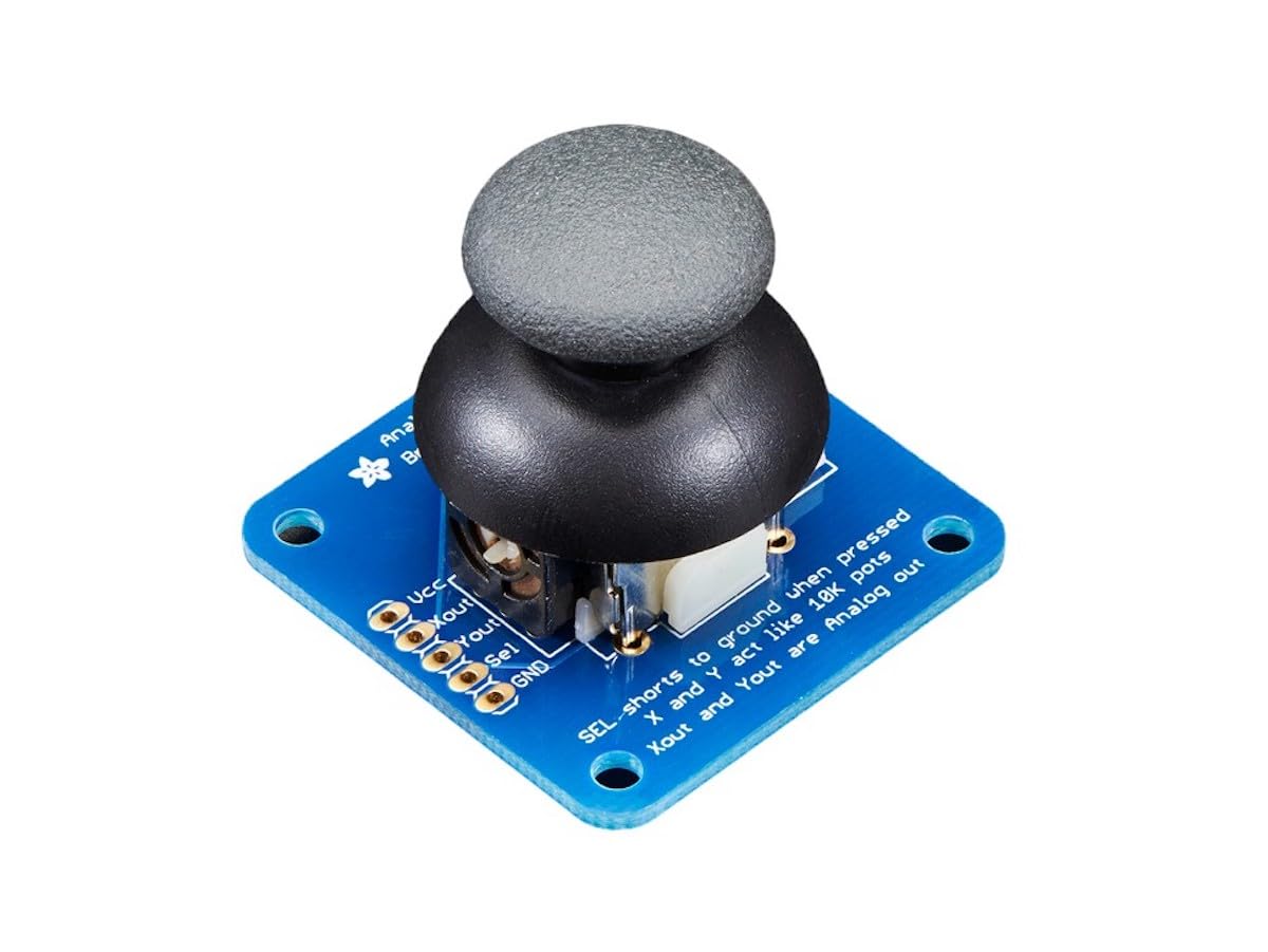 Amazon.com: Adafruit Analog 2-axis Thumb Joystick with Select Button ...