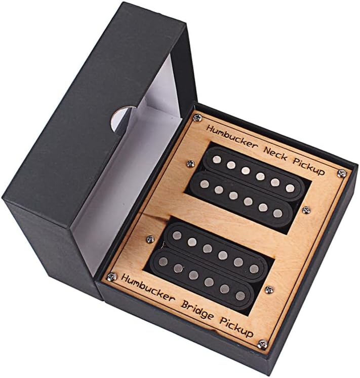 Amazon.com: Domofa High Output Humbucker Pickup Set Ceramic Open Style ...
