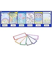 Amazon.com: 6 Pockets Storage Pocket Chart for Classroom Small Group ...