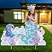Amazon.com : Lineshading Mermaid Tail LED Yard Sign Mermaid Party Lawn ...