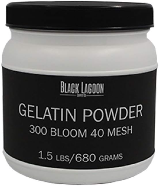 Amazon.com : 300 Bloom Gelatin Powder 1.5 lbs / 680 g. - 40 Mesh ...