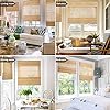 Amazon.com: LazBlinds Cordless Bamboo Roman Shades, Light Filtering ...