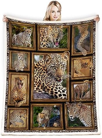 Amazon.com: Cheetah Blanket Cheetah Print Blanket Gifts,Jungle Cheetah ...