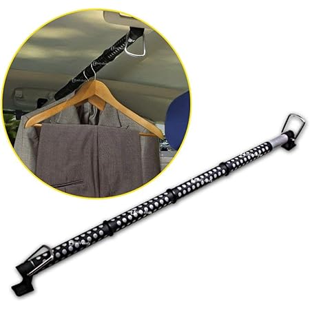 Amazon.com: Zone Tech Car Expandable Clothes Hanger Bar - Premium ...