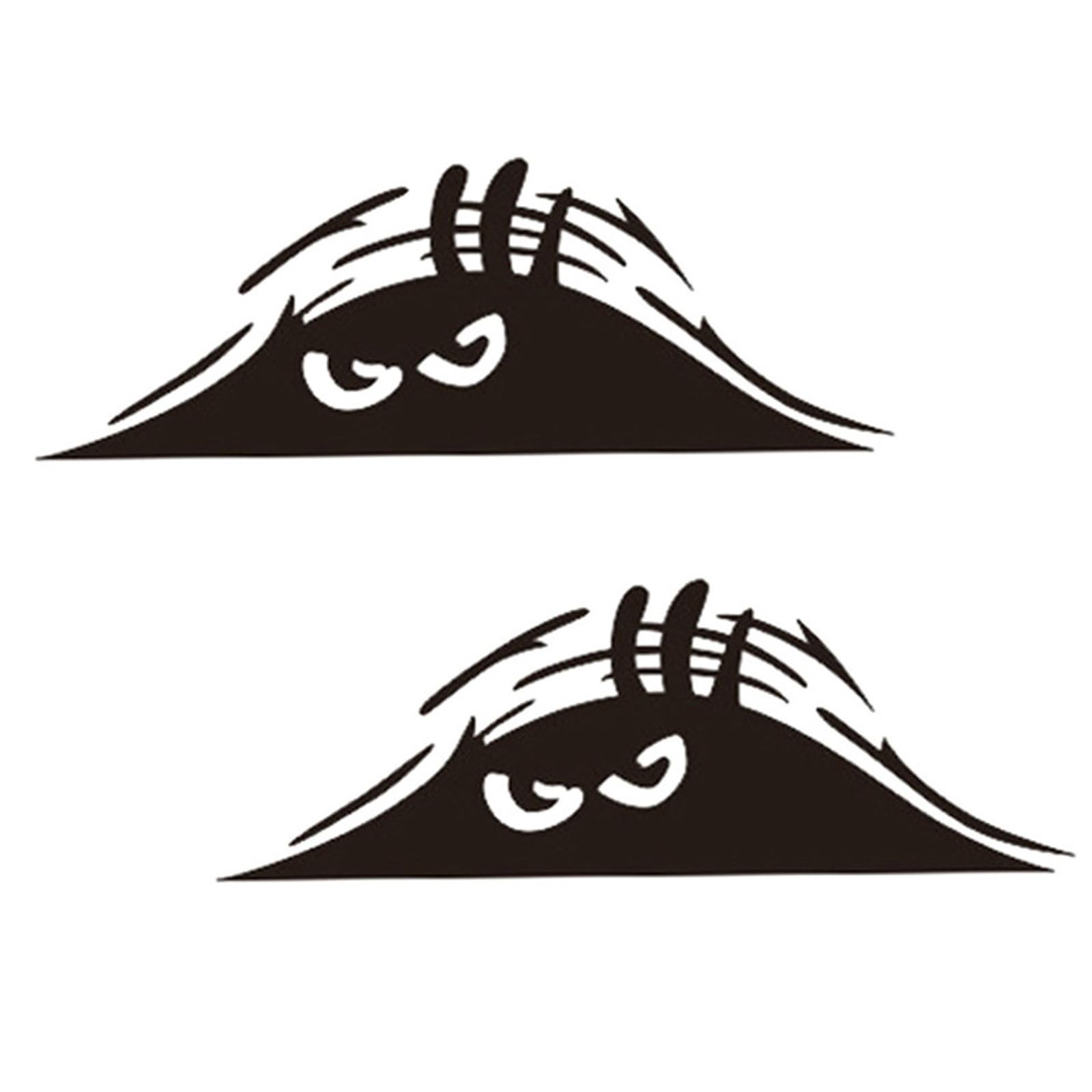 Amazon.com - 2 PCS Car Stickers,Scary Peeking Car Decal,Funny Monster ...
