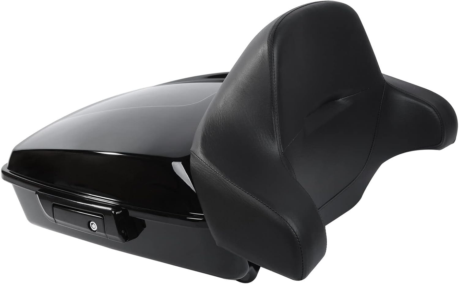 Amazon.com: XMT-MOTO Chopped Tour Trunk+wrap-around backrest pad Fit ...