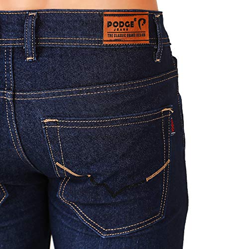 Buy PODGE Men's Slim Fit Jeans (PGMJ-005_Blue_28) at Amazon.in
