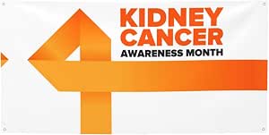 Amazon.com: Kidney Cancer Awareness Orange Ribbon Backdrops Holiday ...