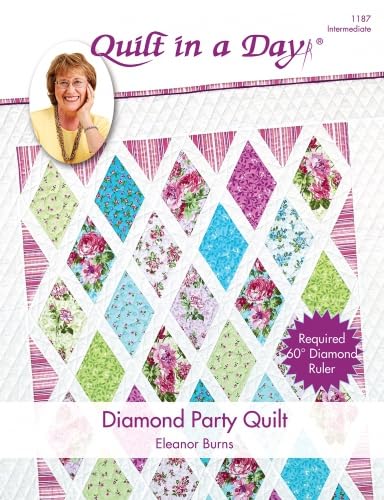 Amazon.com: Quilt in a Day Diamond Party Quilt Pattern by Eleanor Burns ...