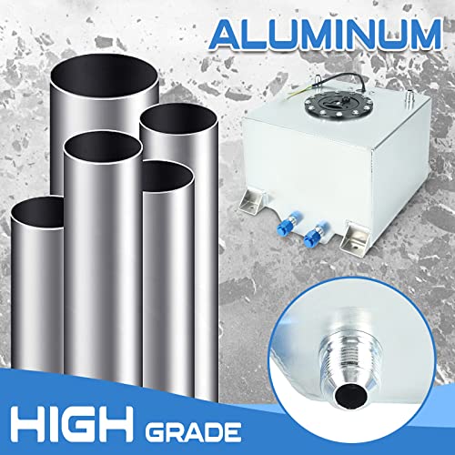 Snapklik.com : EASYBERG 5 Gallon Aluminum Fuel Cell, Silver Gas Tank