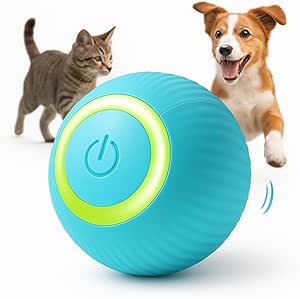 Bolinha Pet Inteligente Interativa Brinquedo para Gatos e Cachorros Movimento Automático Usb ...