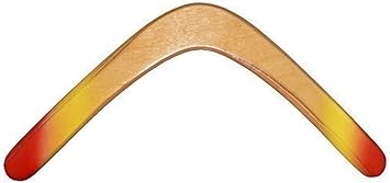 Amazon.com: Glacier Wooden Boomerang - for Throwers 13-80! Great ...