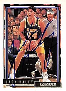 Jack Haley autographed Basketball Card (Los Angeles Lakers, FT) 1992 ...