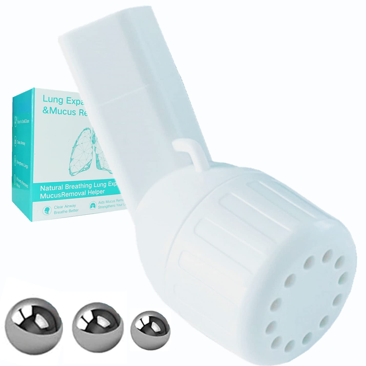 Buy Breathing Exercise Device for Lungs, Lung Expansion Device Can ...