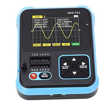 Digital Oscilloscope, 1500mAh Portable Transistor Checker Tester 5 ...