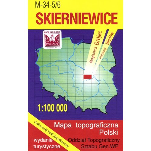 Skierniewice Region Map | Amazon.com.br