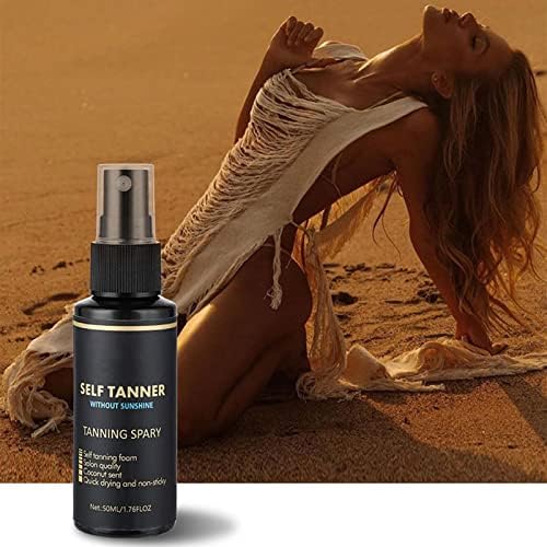 Amazon.com: Self Tanning Lightweight Mist Spray Sunless Body Face Tanner Water Medium Tan ...