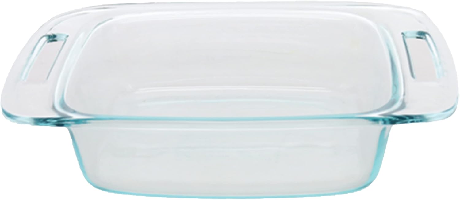 Amazon.com: Pyrex C-024 2 QT 1.9 L Easy Grab Glass Casserole Dish Made ...