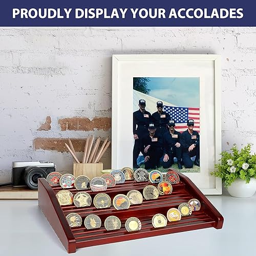 Snapklik.com : DecoWoodo Military Challenge Coin Display Holder Case ...