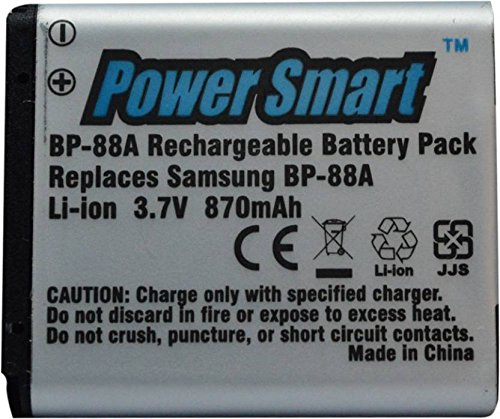 Power Smart Battery - 3.7V Li ion Rechargable Pack for SMSG BP88A (Grey ...