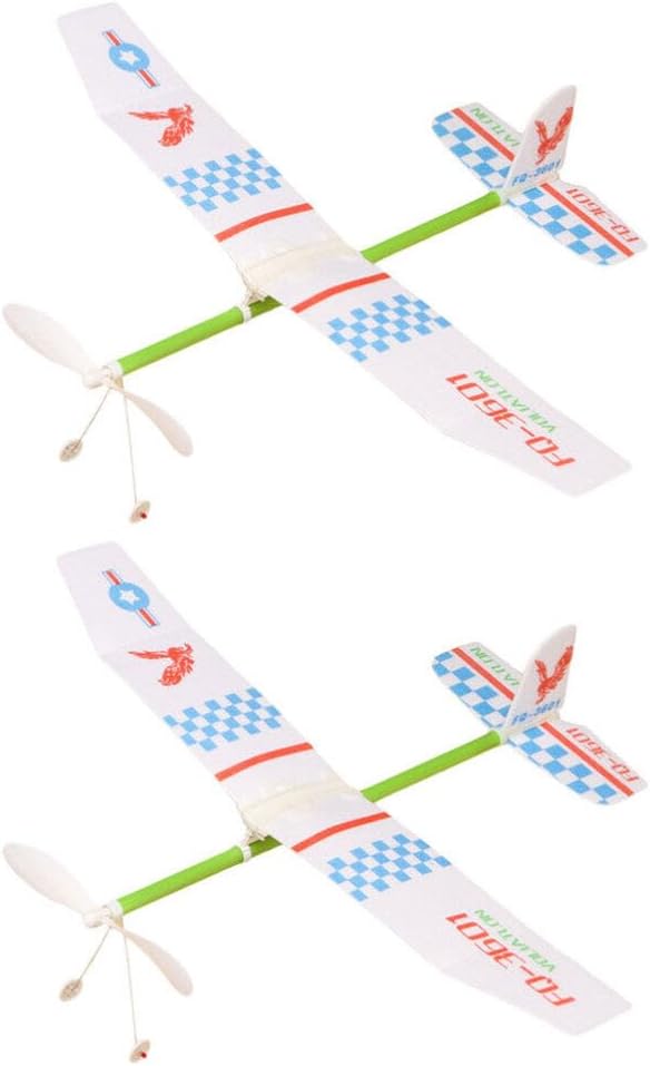 Rubber Band Powered Throwing Airplane: 2pcs Foam Australia | Ubuy