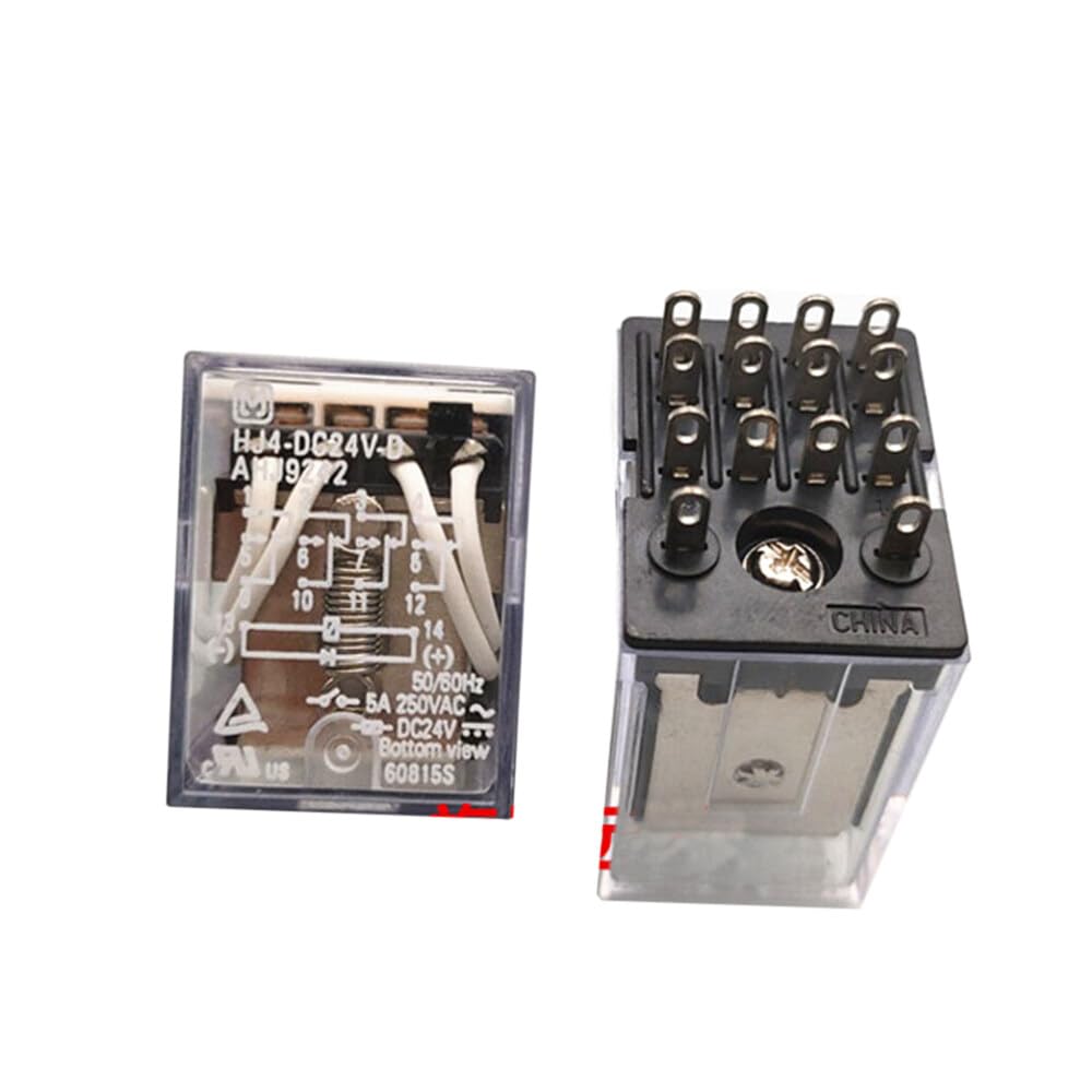 Amazon.co.jp: リレー HJ4-DC24V-D AHJ9242 24V 24VDC 14ピン () : 産業・研究開発用品