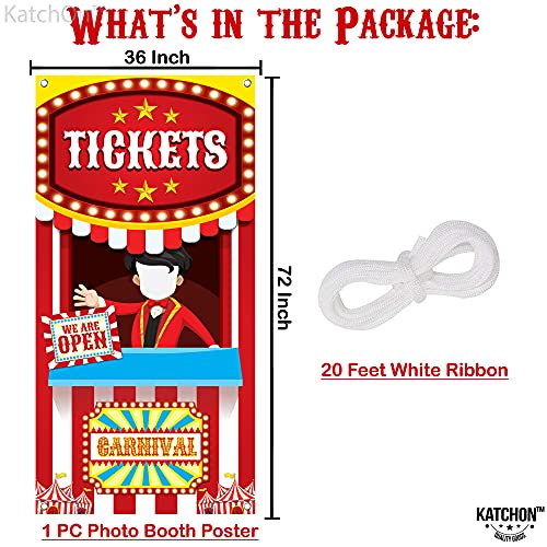 Electronikz - KatchOn, Carnival Ticket Booth Banner - 72x36 Inch ...