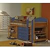 Maximus Mid Sleeper Set - Bookcase + Chest + Desk - White - Not ...
