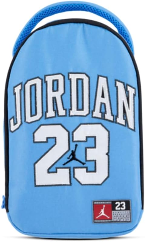 Amazon.com: Nike Air Jordan Jersey 23 Zip Insulated Lunch Bag Box (Blue ...