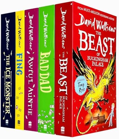 David Walliams Collection 5 Books Set (Fing, The Ice Monster, Bad Dad ...
