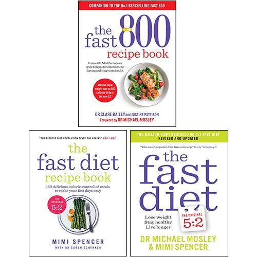 The Fast Diet Recipe Book, Fast Diet, Fast 800 Recipe Book 3 Books ...