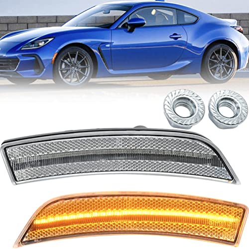 NJSBYL Amber LED BRZ Side Marker Lights Assembly for 2022 2023 - Want ...