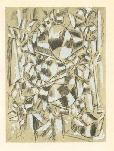 Amazon.com: Fernand Leger"Contraste de formes" pochoir, edition of 1000 ...
