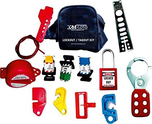 KRM Loto - OSHA Lockout TAGOUT Electrical Pneumatic KIT - 3008, Hasps ...