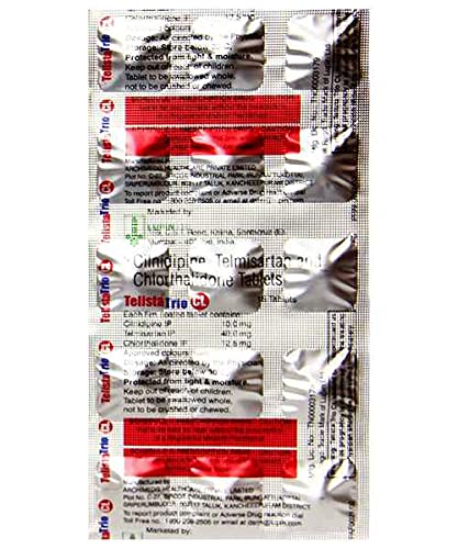 Telista-Trio CL - Strip of 15 Tablets : Amazon.in: Health & Personal Care