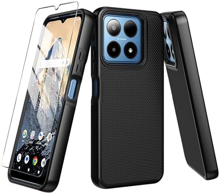 Amazon.com: Mocotto for Boost Summit 5G Case with Tempered Glass Screen ...