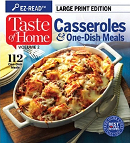 Taste Of Home Casseroles & One-Dish Meals Vol. 2 (Hardcover) Large ...