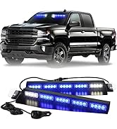 Amazon.com: XRIDONSEN 35 inch Traffic Advisor Police Light Bar 144 LED ...