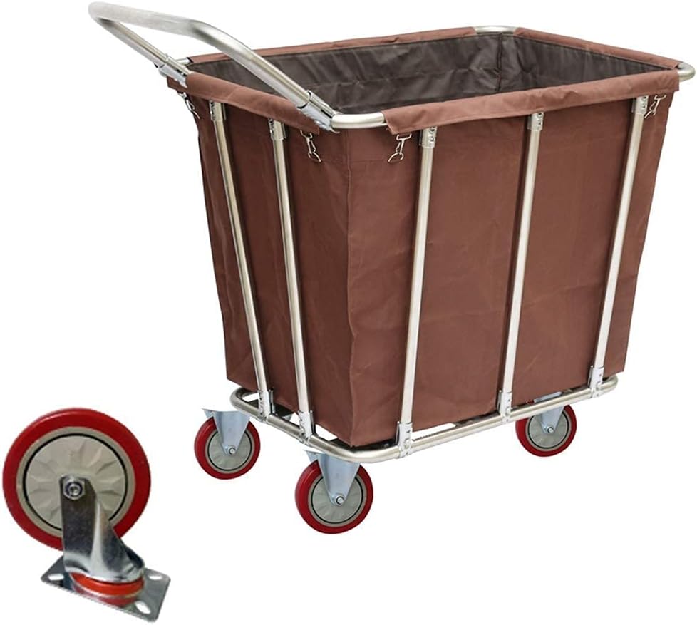 Amazon.com: JYCCH Trolleys,Kitchen Storage Hand Trucks, Laundry Sorter ...