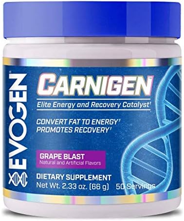 Amazon.com: Evogen Carnigen Grape | Carnitine Fat Burning Powder ...