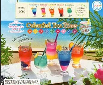 Amazon.co.jp: Colorful Tea Time Gacha, 4 Types, Gacha : Toys & Games