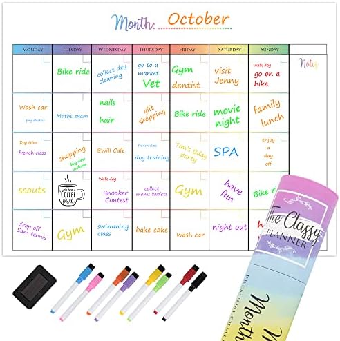 Weekly Magnetic Planner for Fridge (www) : Amazon.co.uk: Stationery ...