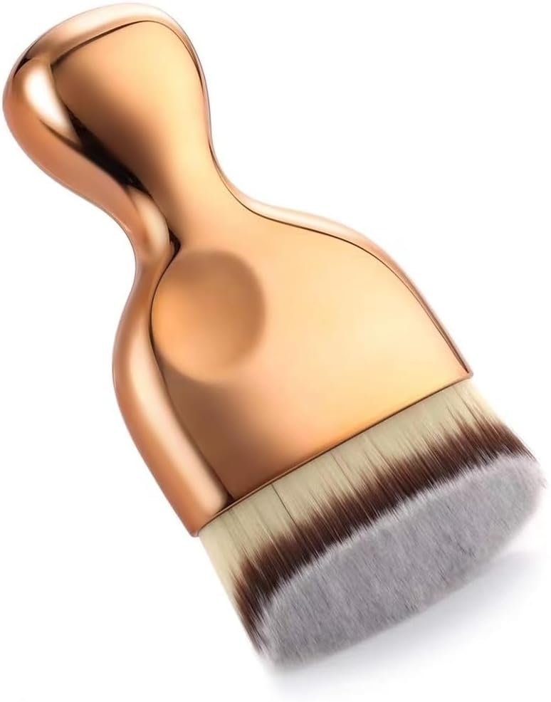 Amazon.com: Angled Kabuki Brush for Self Tanner, Self Tanner Brush, High Density Body Makeup ...