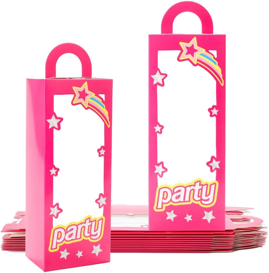 Amazon.com: SUYEPER 24 Pack Pink Girl Party Favor Boxes, Girl Birthday ...