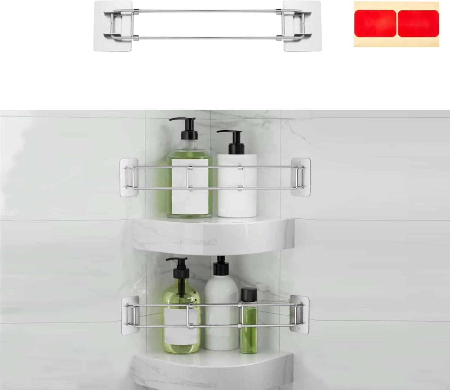 Amazon.com - Mifami RV Shower Corner Storage Bar RV Shower Caddy ...