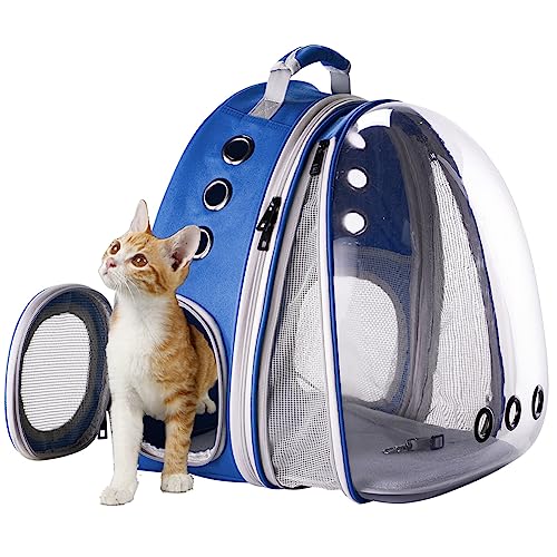 Snapklik.com : Expandable Cat Backpack Carrier, Fit Up To 20 Lbs, Space ...