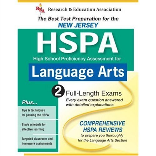 Amazon.com: New Jersey HSPA Language Arts Literacy (REA) (Test Preps ...