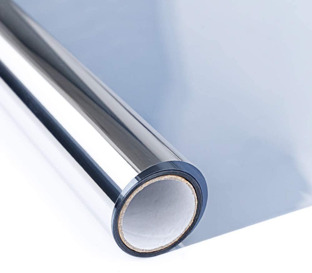 Buy WISDOM Glass Vinyl Window Film Daytime Privacy, Sun Blocking Heat ...